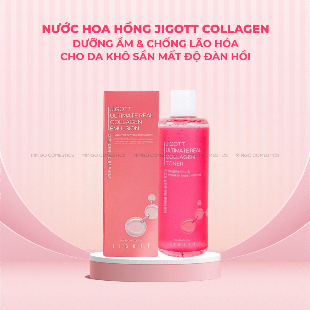 JIGOTT ULTIMATE REAL COLLAGEN TONER – CĂNG BÓNG, SĂN CHẮC, CHỐNG LÃO ...